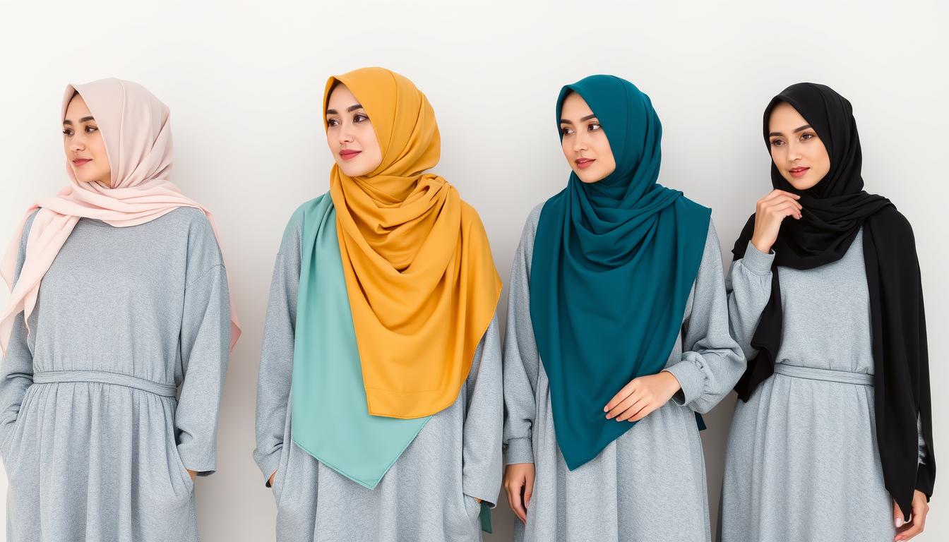 Baju Abu-abu Cocok dengan Jilbab Warna Apa untuk Tampil Santai? - Warta Dinamika